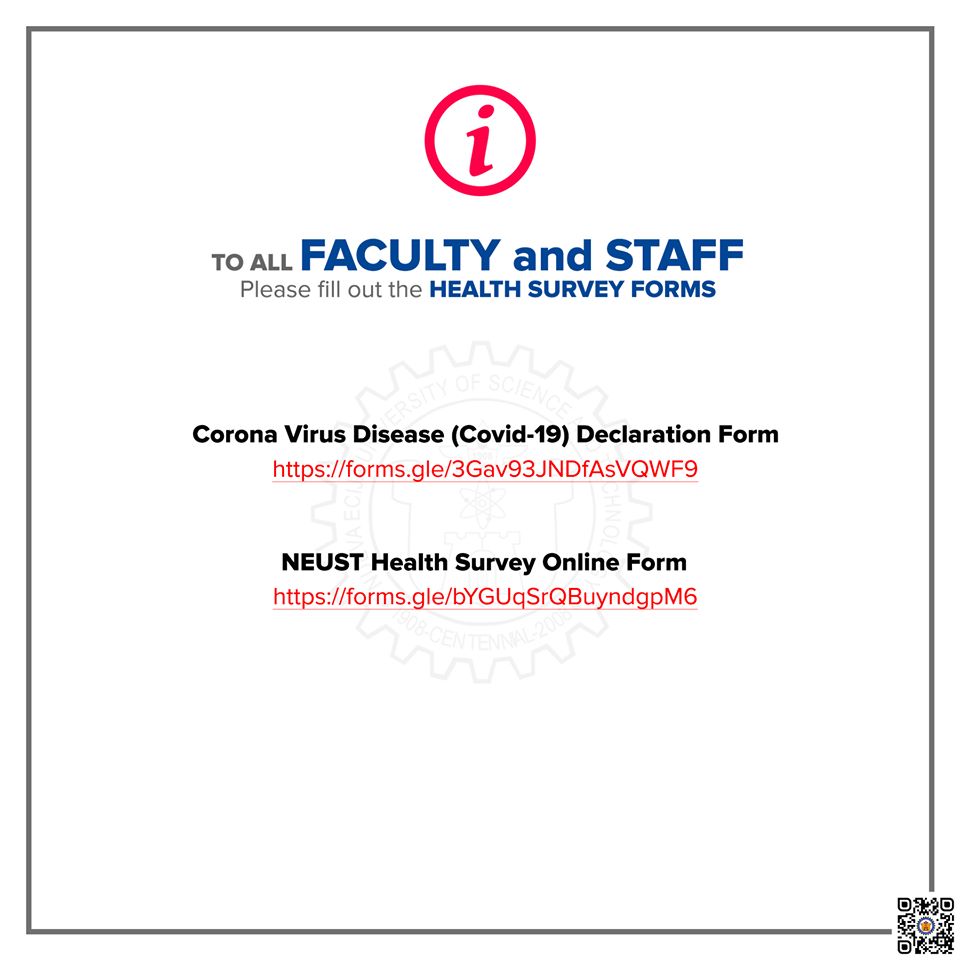 faculty_forms | Nueva Ecija University of Science and Technology