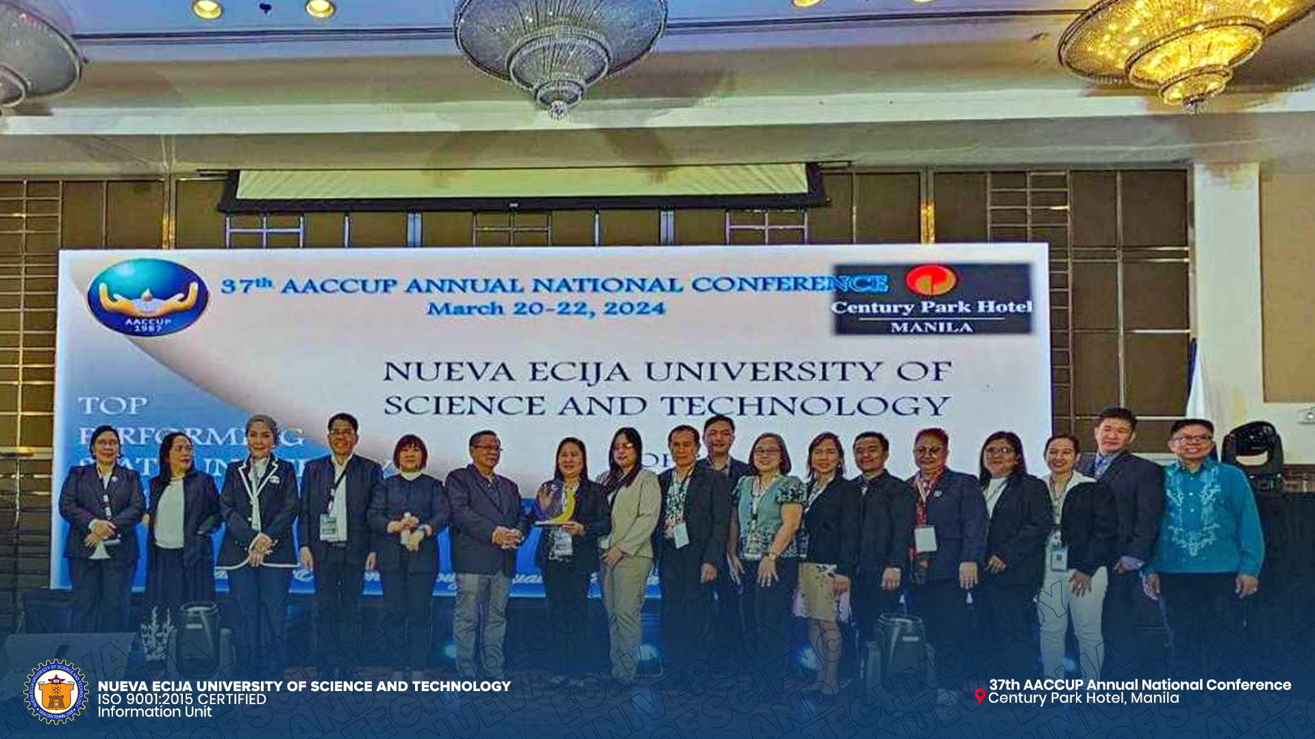 NEUST bags the Top 3 Performing State University with the highest ...